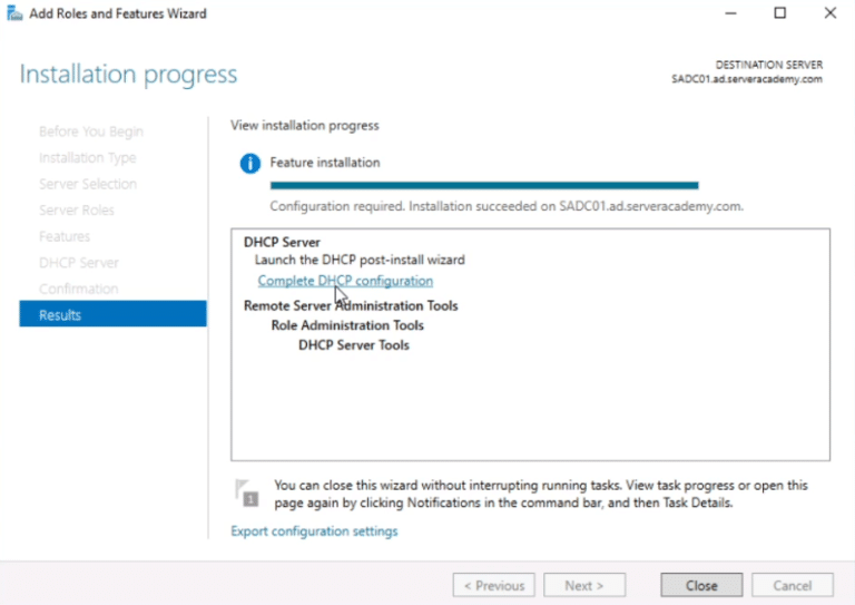 Install and configure DHCP (Dynamic Host Configuration Protocol ...