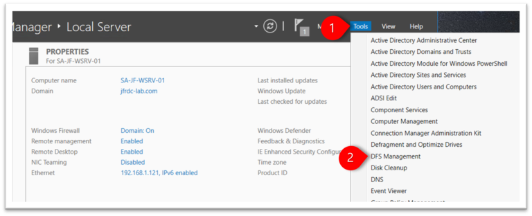 Implementing DFS (Distributed File System) - Server Academy