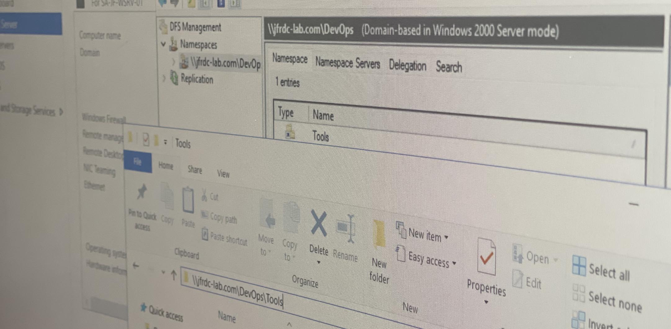 Adding a Target Folder to a Namespace - Server Academy