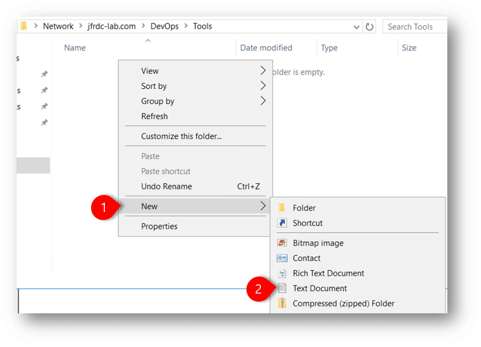 Adding a Target Folder to a Namespace - Server Academy