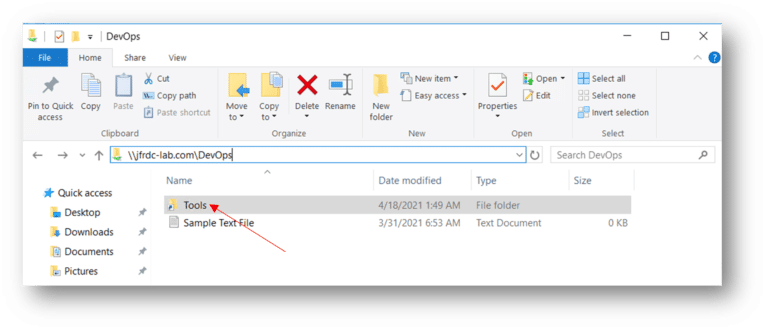 Adding a Target Folder to a Namespace - Server Academy