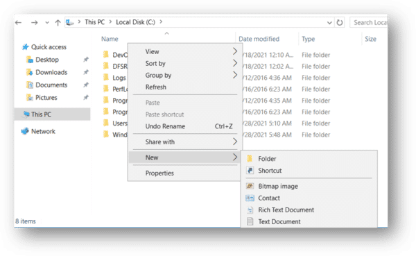Adding a Target Folder to a Namespace - Server Academy
