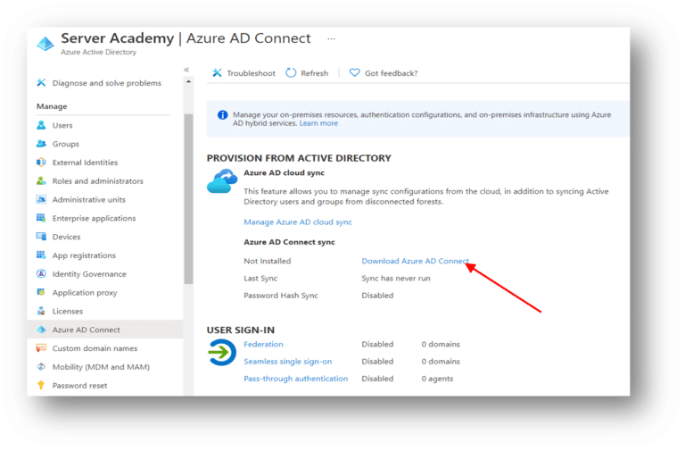 Syncing your On-Premise Users to Azure Active Directory. - Server Academy