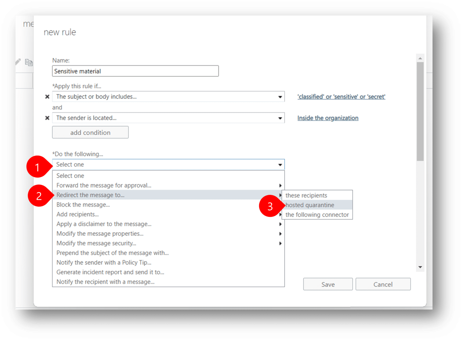 Creating Mail Flow Rules - Server Academy