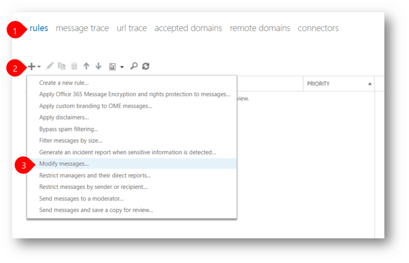 Creating Mail Flow Rules - Server Academy