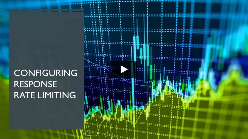 Configuring Response Rate Limiting - Server Academy