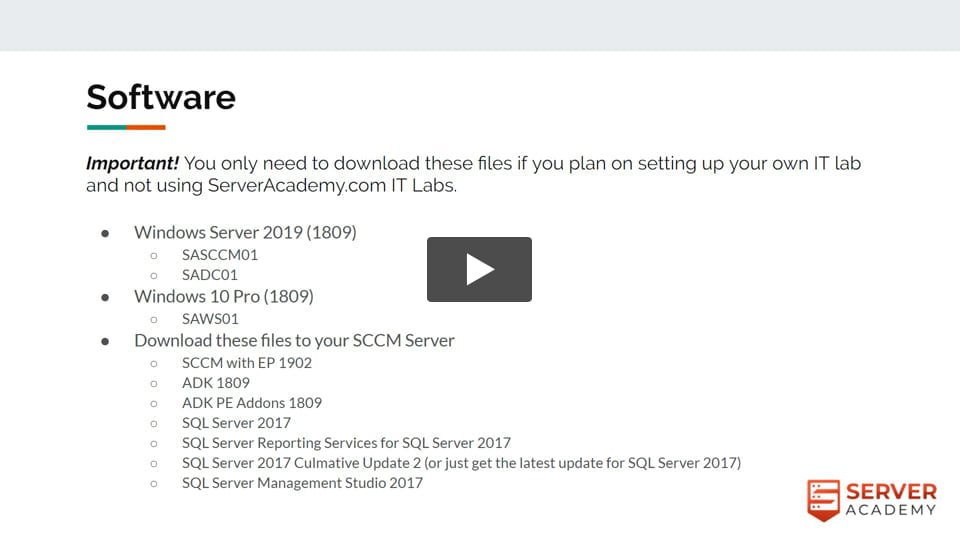 Installing And Configuring System Center Configuration Manager Sccm