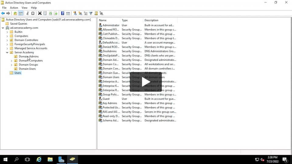 Active Directory Fundamentals – Server Academy Active Directory Fundamentals – Server Academy
