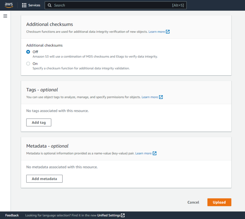 Learn how to upload objects in S3 - Server Academy