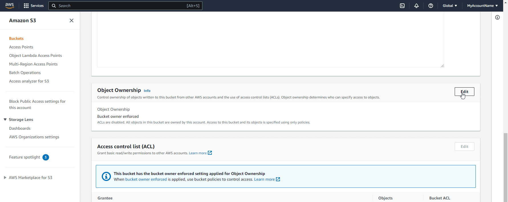 Configure S3 permissions and access controls - Server Academy