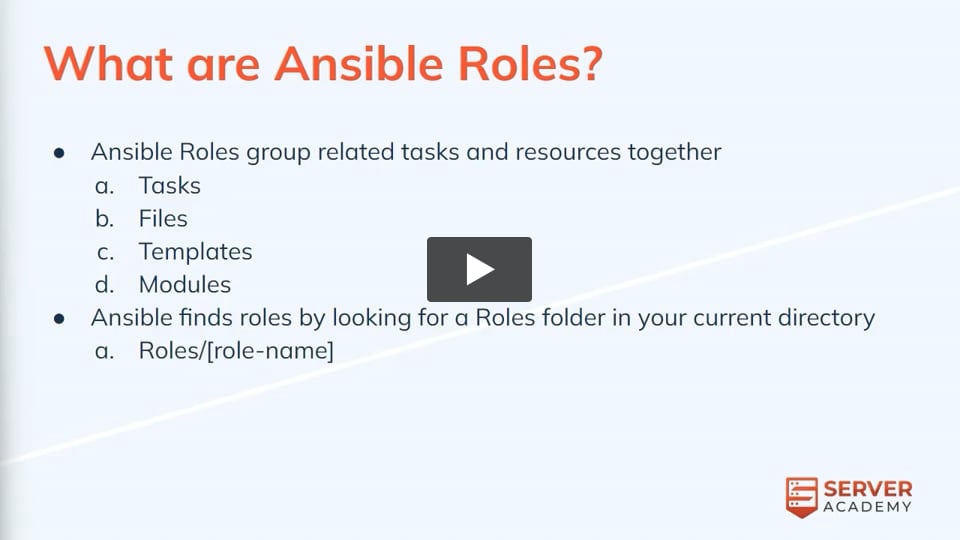 Ansible Roles Overview Server Academy 1899