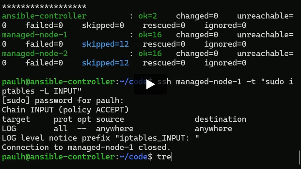 Initializing a Firewall Role with Ansible Galaxy – Server Academy